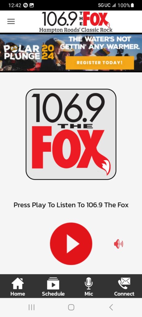 Stream The Fox - 106.9 The Fox